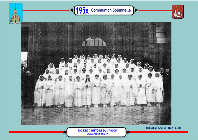 Filles communion solennelle