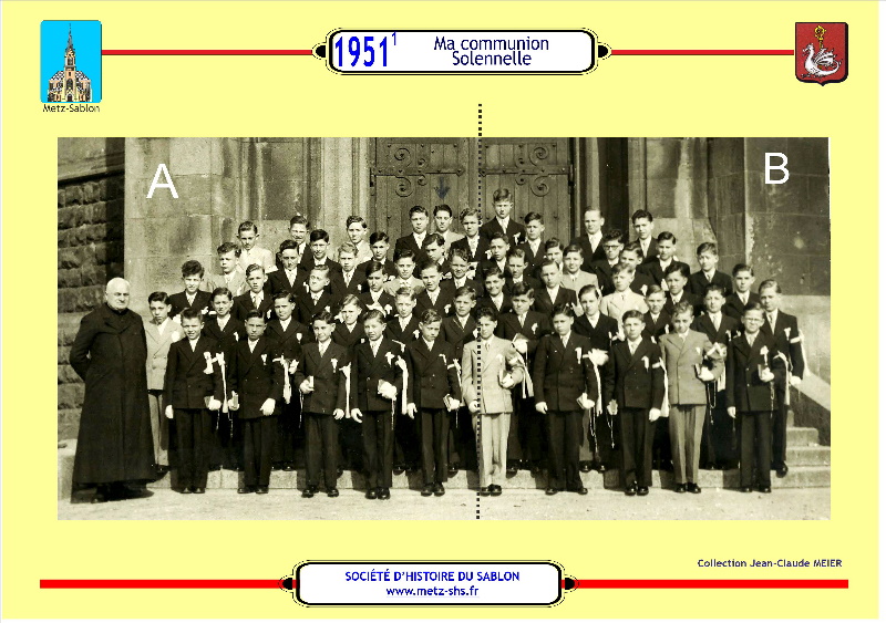 Garçons communion solennelle