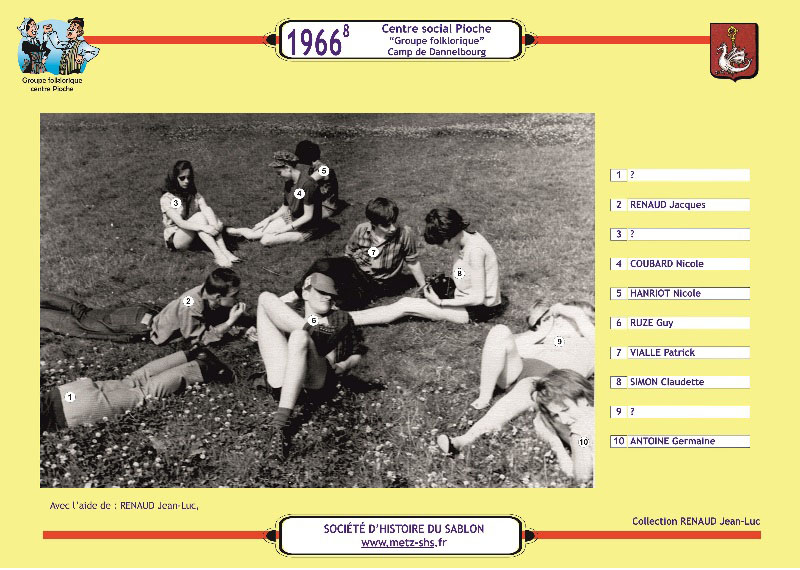 Centre Pioche Camp de Dannelbourg 1966